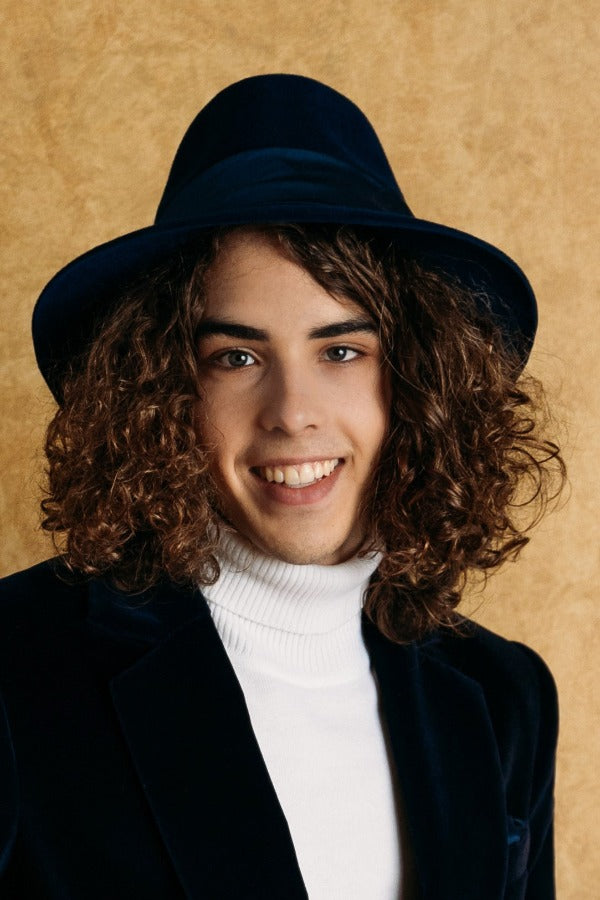 ARISTOCRAT| MYSTERIOUS MIDNIGHT FEDORA HAT | TALE OF THE GRACIOUS SWAN ...